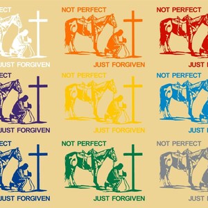 Christian Cowboy Church Praying Rodeo Horse Love Lord GOD Jesus Christ ...