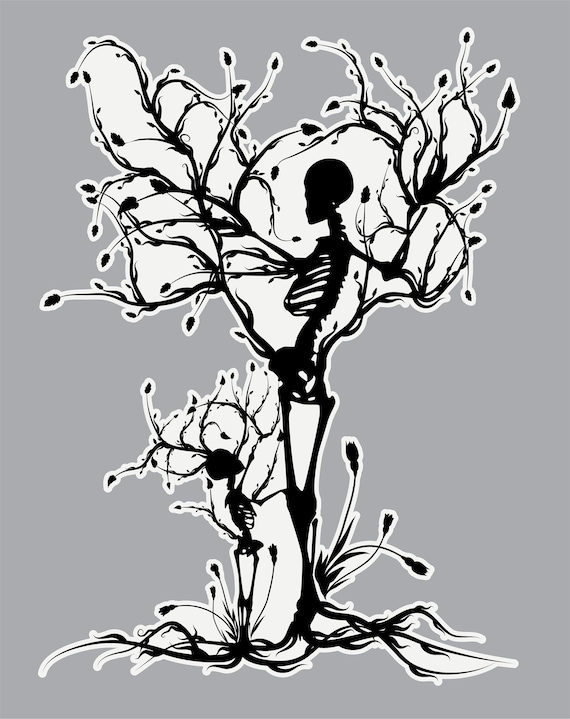 Skeleton Tree Tattoos
