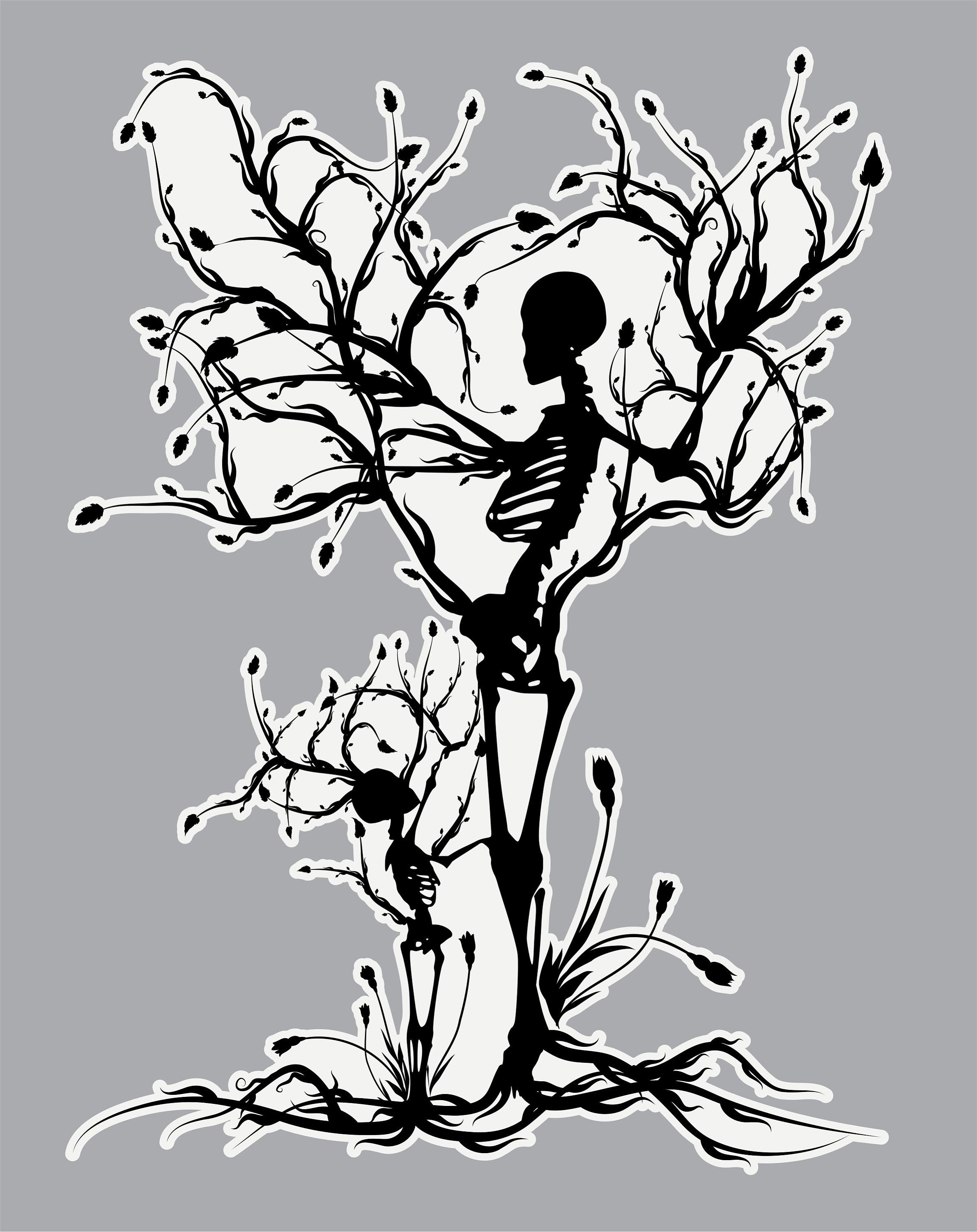 Skeleton Family Tree Child Car Truck Window Vinyl Decal - Etsy Hong Kong