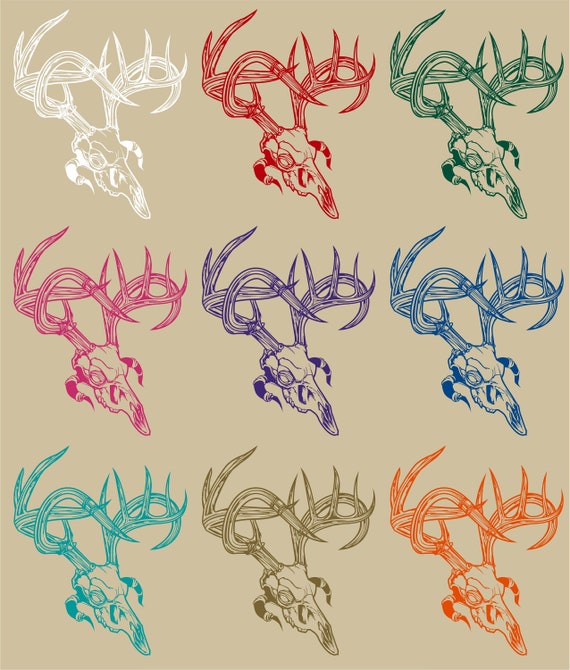 Under Armour Antlers Vinyl Decal Deer Hunting Sticker