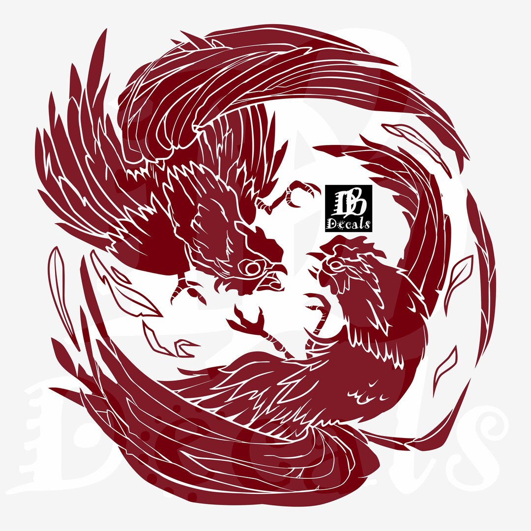 Chicken Rooster Fighting Cockfight Gamecock Cockpit Farm Car Truck ...