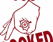 Made You Look Looked Hand Game Bullseye Target Hunting Funny - Etsy