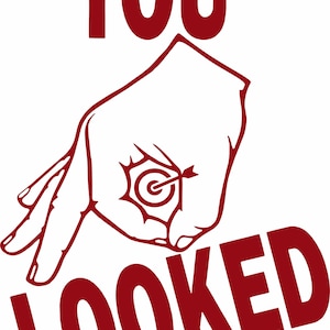 Made You Look Looked Hand Game Bullseye Target Hunting Funny Car Truck ...