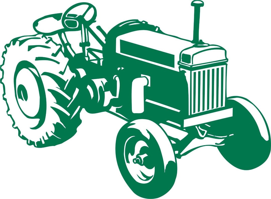 Farm Tractor Agriculture Vehicle Car Truck Window Laptop Vinyl Decal ...