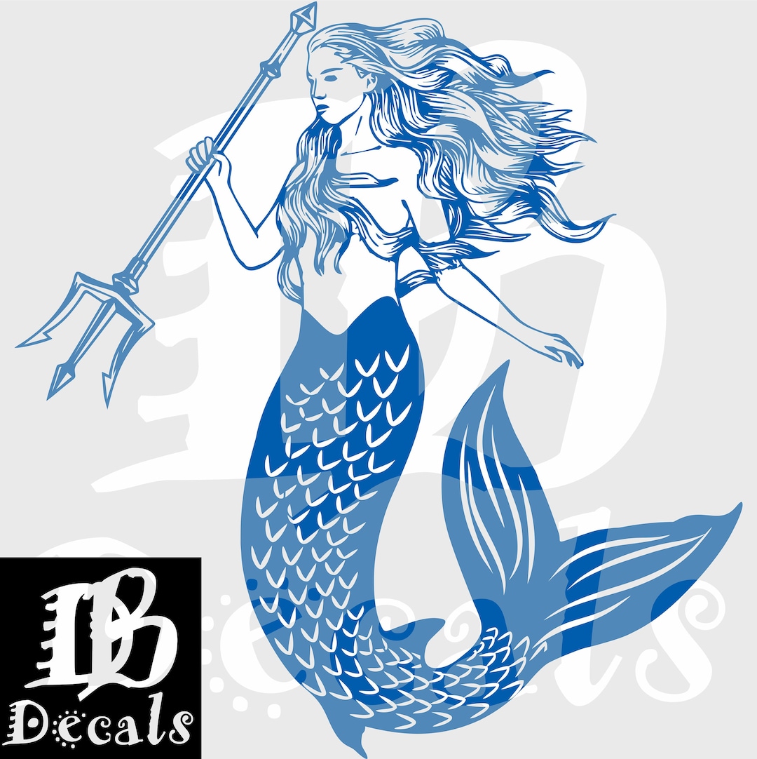 Goddess Amphitrite Mermaid Trident Mythology Atargatis Assyrian Fantasy ...