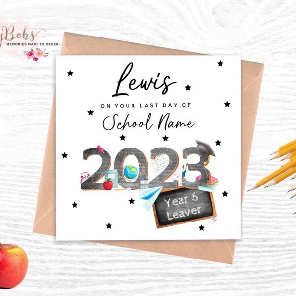 School Leavers Card - Etsy UK