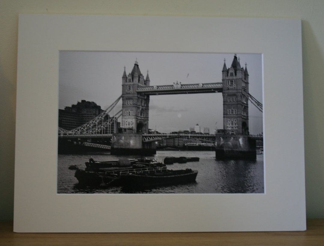 Tower Bridge, Small Black & White Photograph, London - Etsy