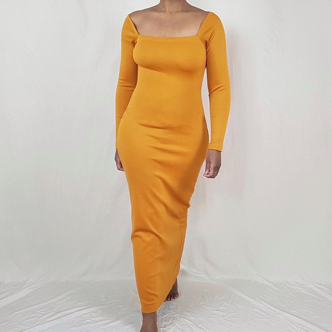 PDF Sewing Pattern Sizes 2-8 Square Neck Back Slit Column Dress - Etsy