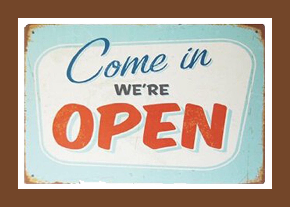 Vintage Antique Open Sign Rustic Digital Download 5x7 - Etsy