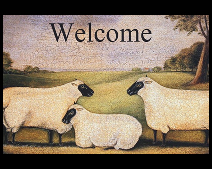 Vintage Antique Sheep Welcome Sign Rustic Digital Download 5x7 - Etsy