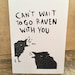 Funny Raven Lockdown Celebration Pun Card - Etsy