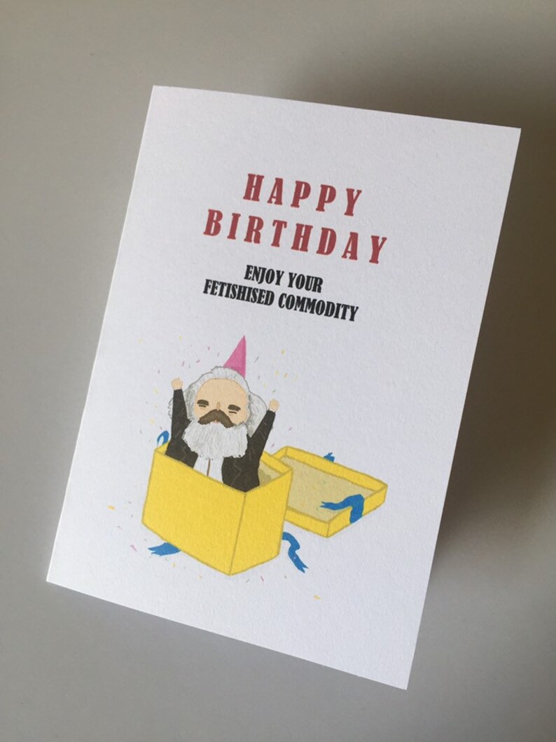 Karl Marx Birthday Card - Etsy