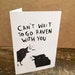 Funny Raven Lockdown Celebration Pun Card - Etsy