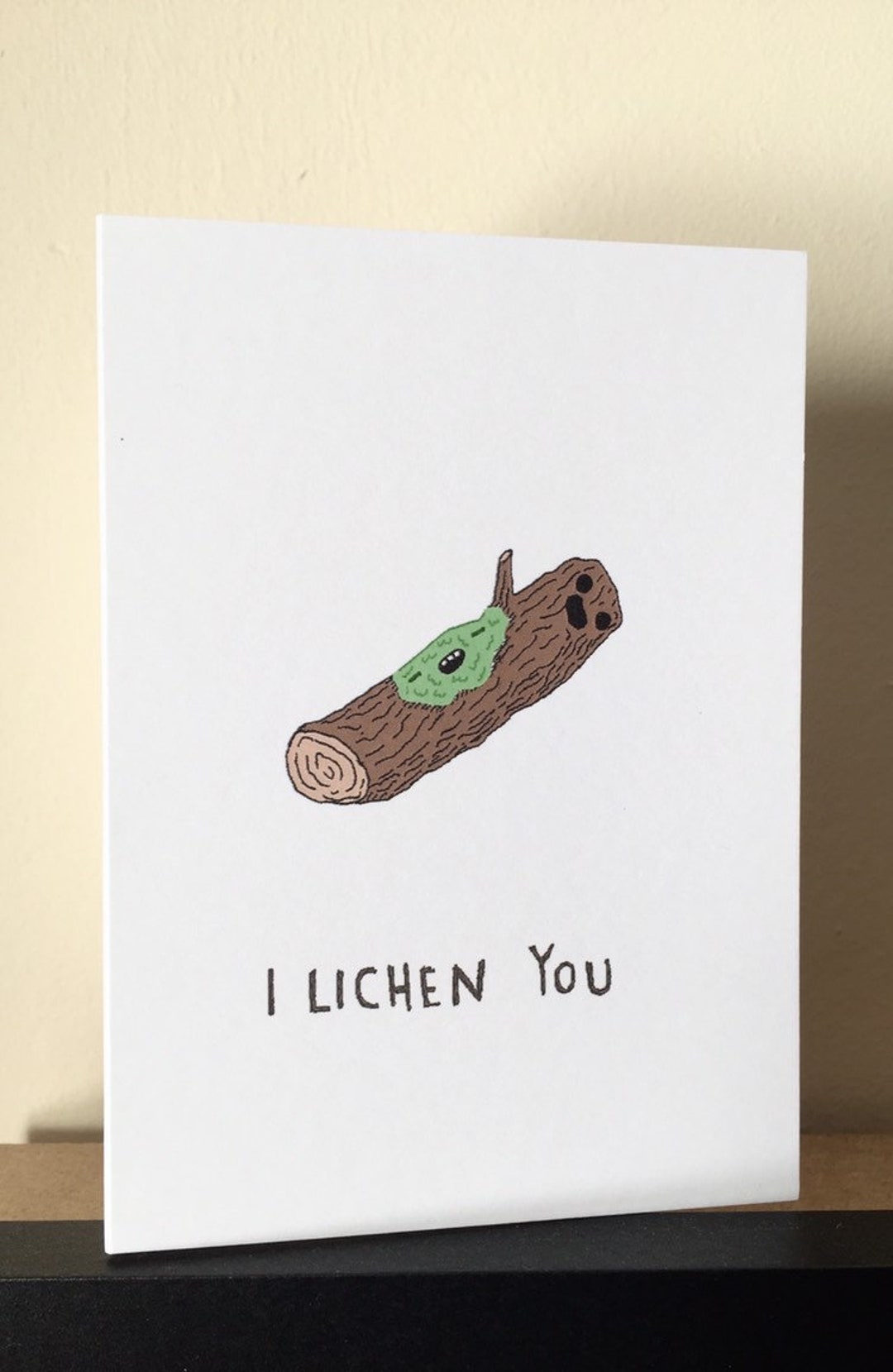 Cute Log Pun Card - Etsy