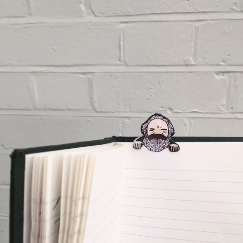 Karl Marx Bookmark | Etsy