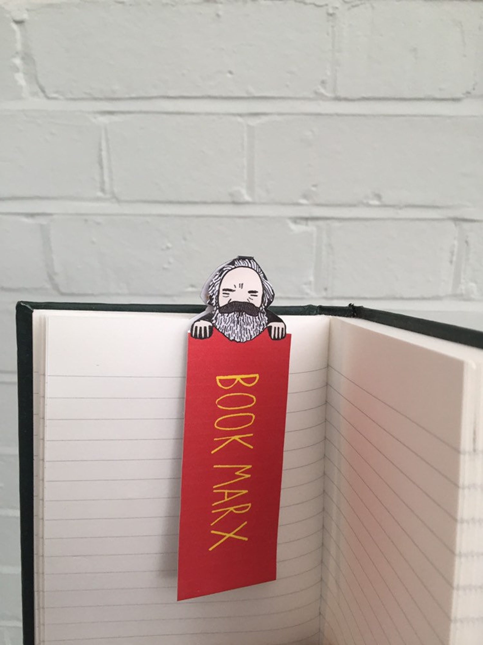 Karl Marx Bookmark | Etsy