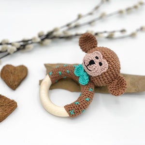 Crochet Monkey Gift Set Baby Shower Present Newborn Gift Set Pregnancy ...