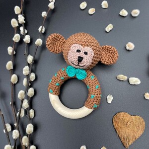 Crochet Monkey Gift Set Baby Shower Present Newborn Gift Set Pregnancy ...