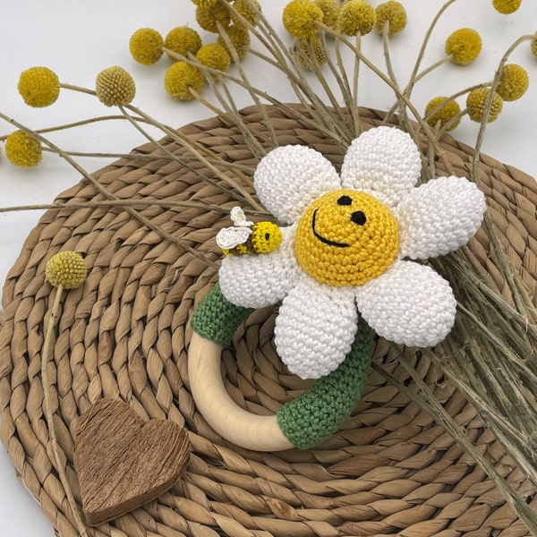 Flower Rattle - Etsy