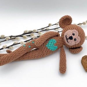 Crochet Monkey Gift Set Baby Shower Present Newborn Gift Set Pregnancy ...