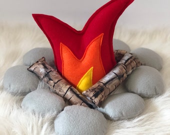 Fake fire pit | Etsy