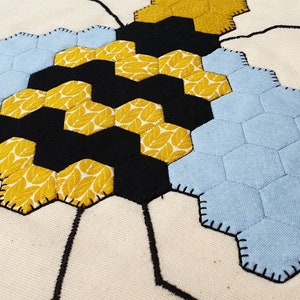 DIY Hexie Bumble Bee English Paper Piecing Kit With Pre-cut Fabric ...