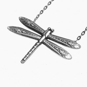 Spoon Necklace: dragonfly by Silver Spoon Jewelry - Etsy