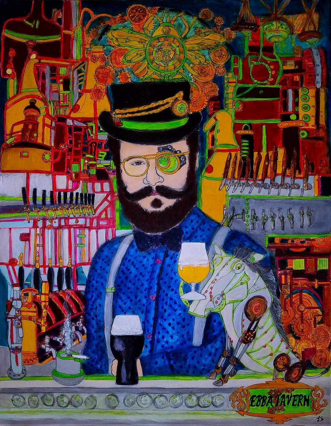 Ebba Tavern (original Painting) - Etsy