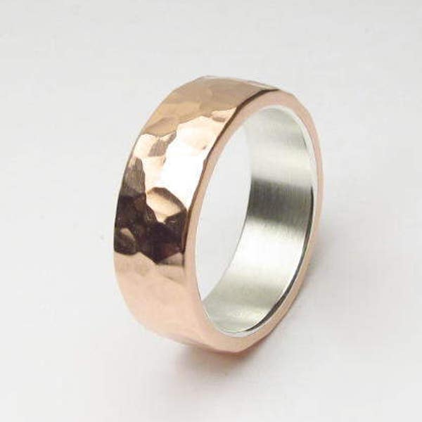Silver Copper Ring - Etsy