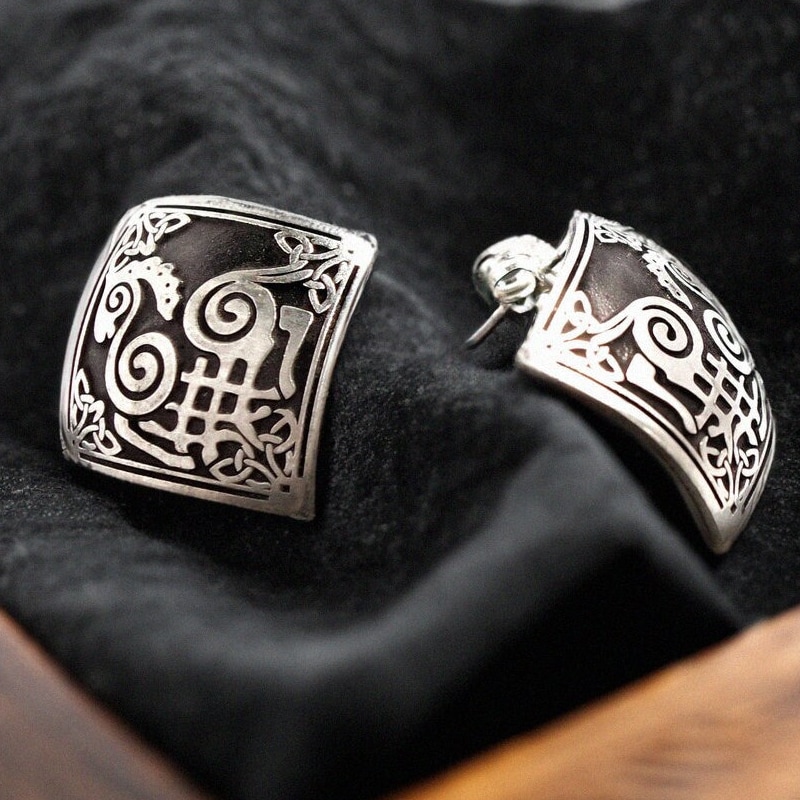 Men Viking Earrings - Etsy