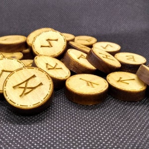 Viking Rune Set, Elder Futhark Runes, Pocket Rune Set, Norse, Nordic ...