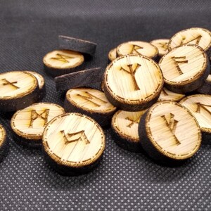Viking Rune Set, Elder Futhark Runes, Pocket Rune Set, Norse, Nordic ...