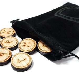 Viking Rune Set Elder Futhark Runes Pocket Rune Set Norse - Etsy