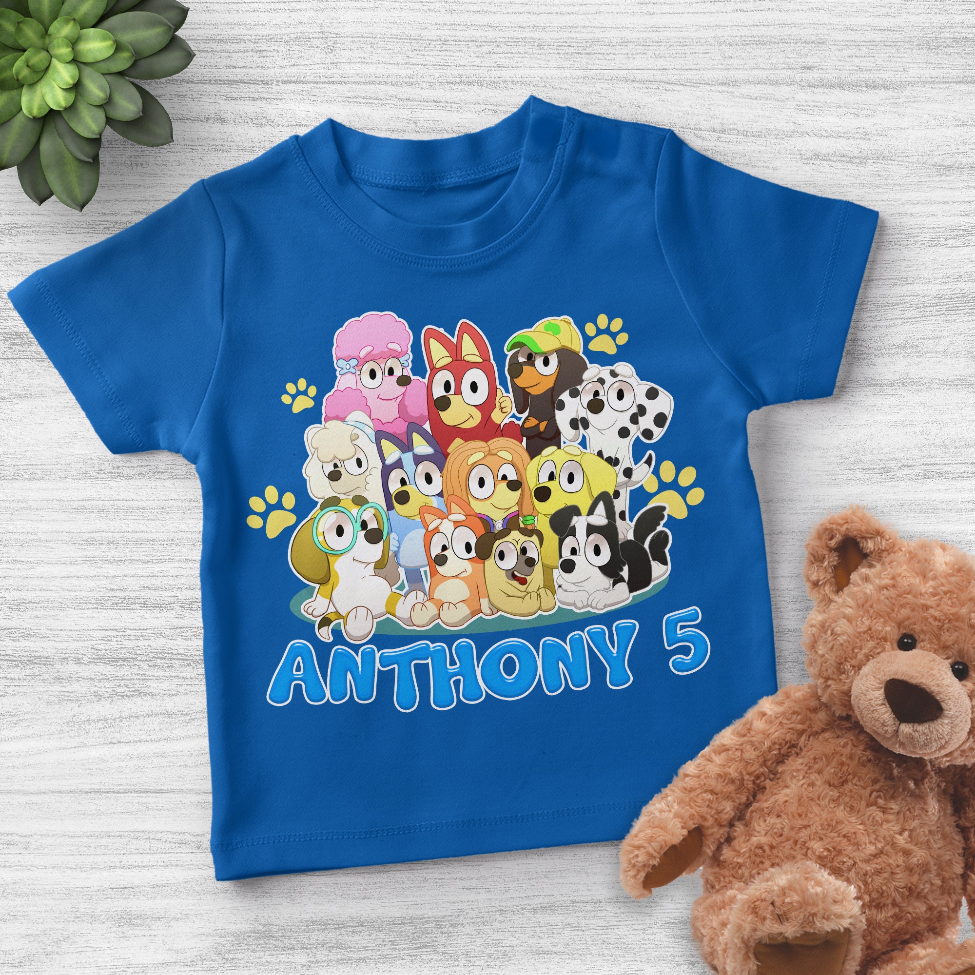 T-shirts Bluey Matching Shirts Birthday Shirt Bluey Birthday Shirt ...