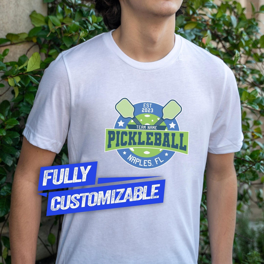 Custom Pickleball Team T-shirt Personalized Pickleball Game - Etsy