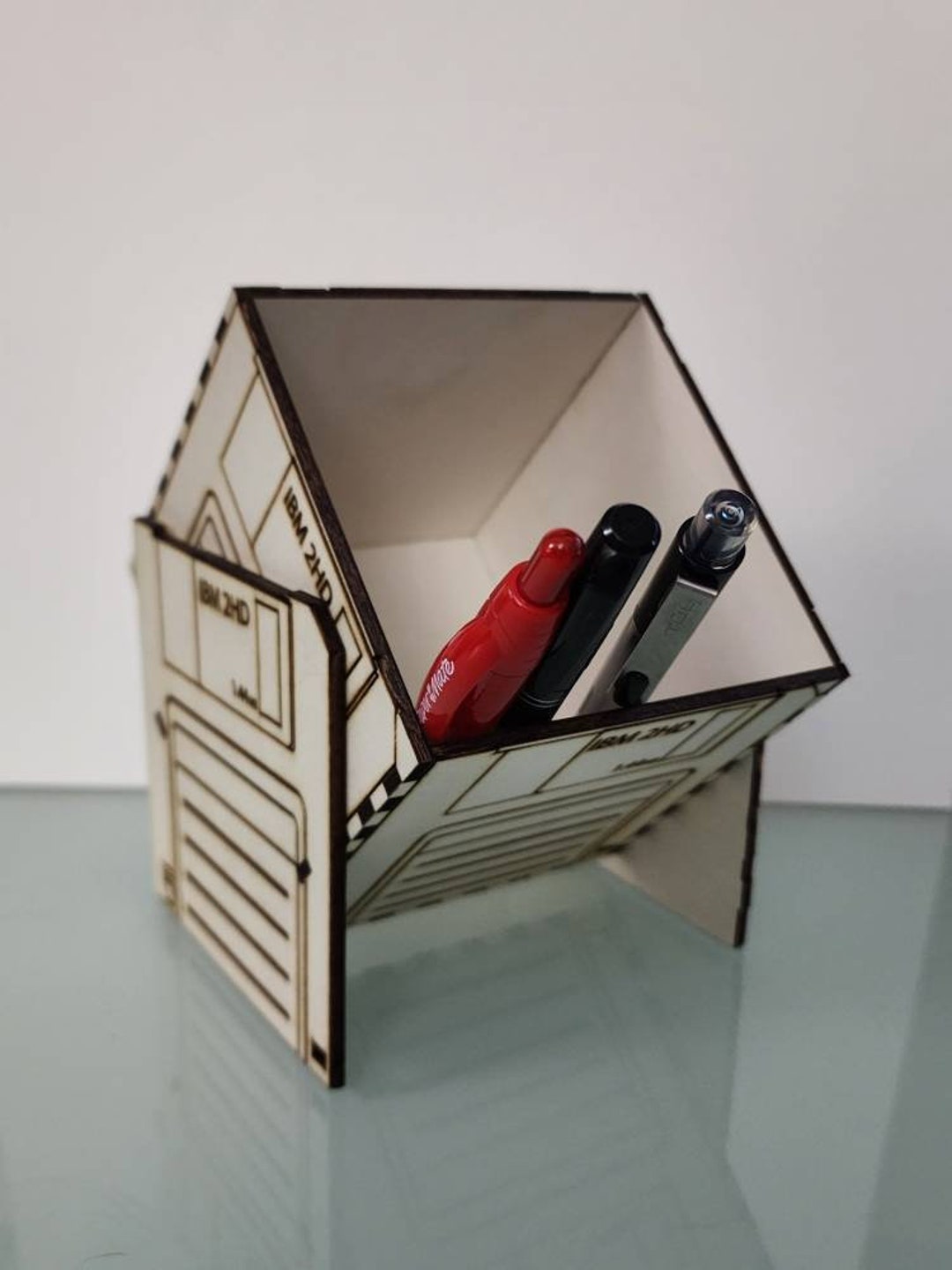 Retro Floppy Disk Pen/pencil Holder - Etsy