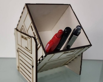 Floppy Disk Pen and Pencil Holder RED - Etsy