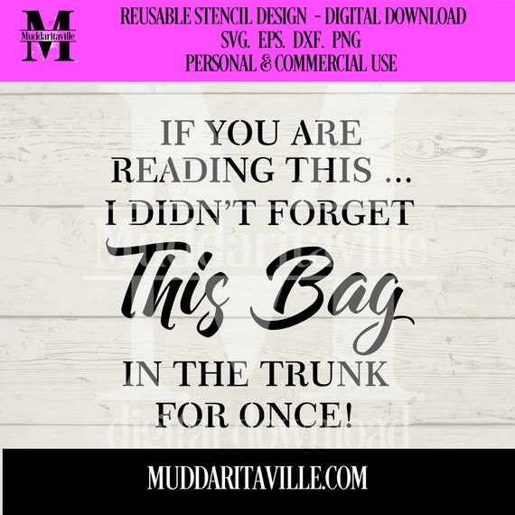 DIGITAL DOWNLOAD Reusable Stencil File If You Are Reading - Etsy