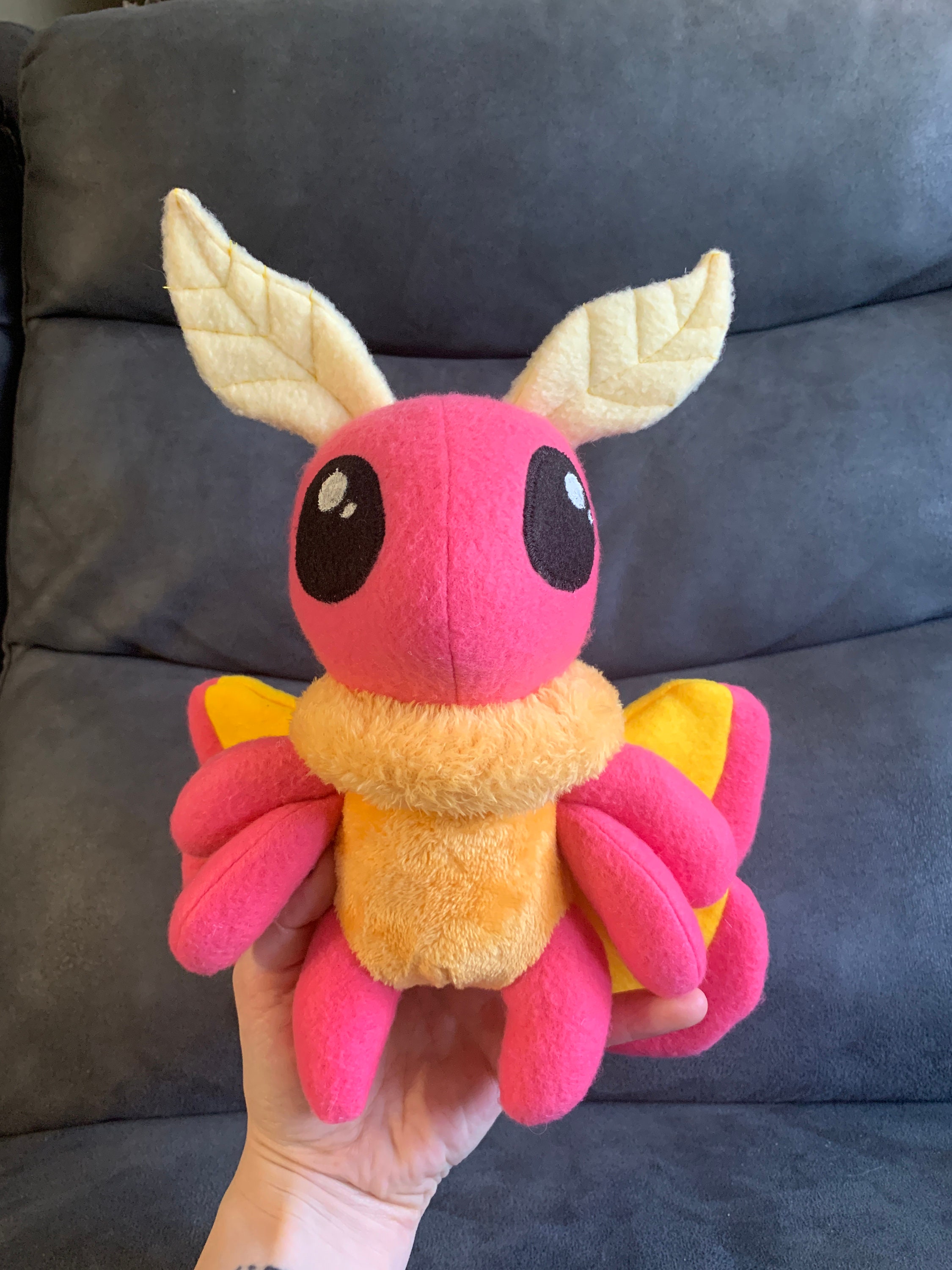 Rosy Maple Moth Plushie - Etsy