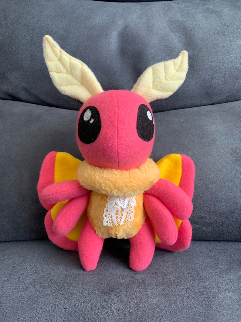 Rosy Maple Moth Plushie - Etsy