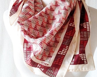 Echo silk scarf | Etsy