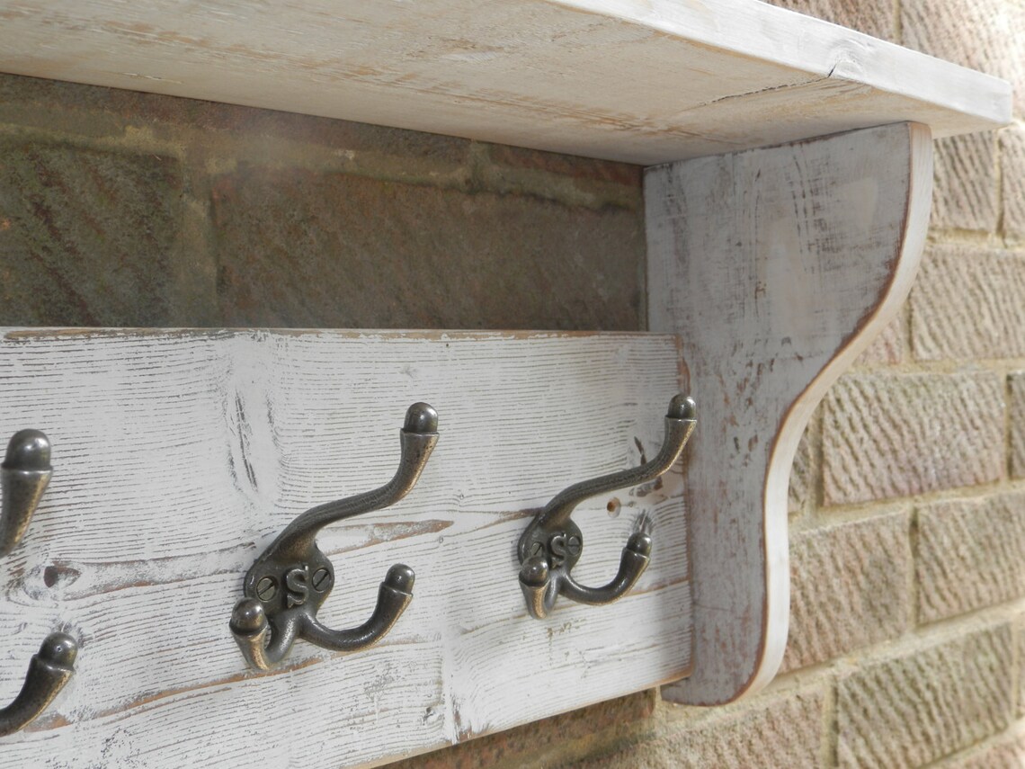 Handmade Reclaimed Solid Wood Shabby Chic Rustic White Wash - Etsy