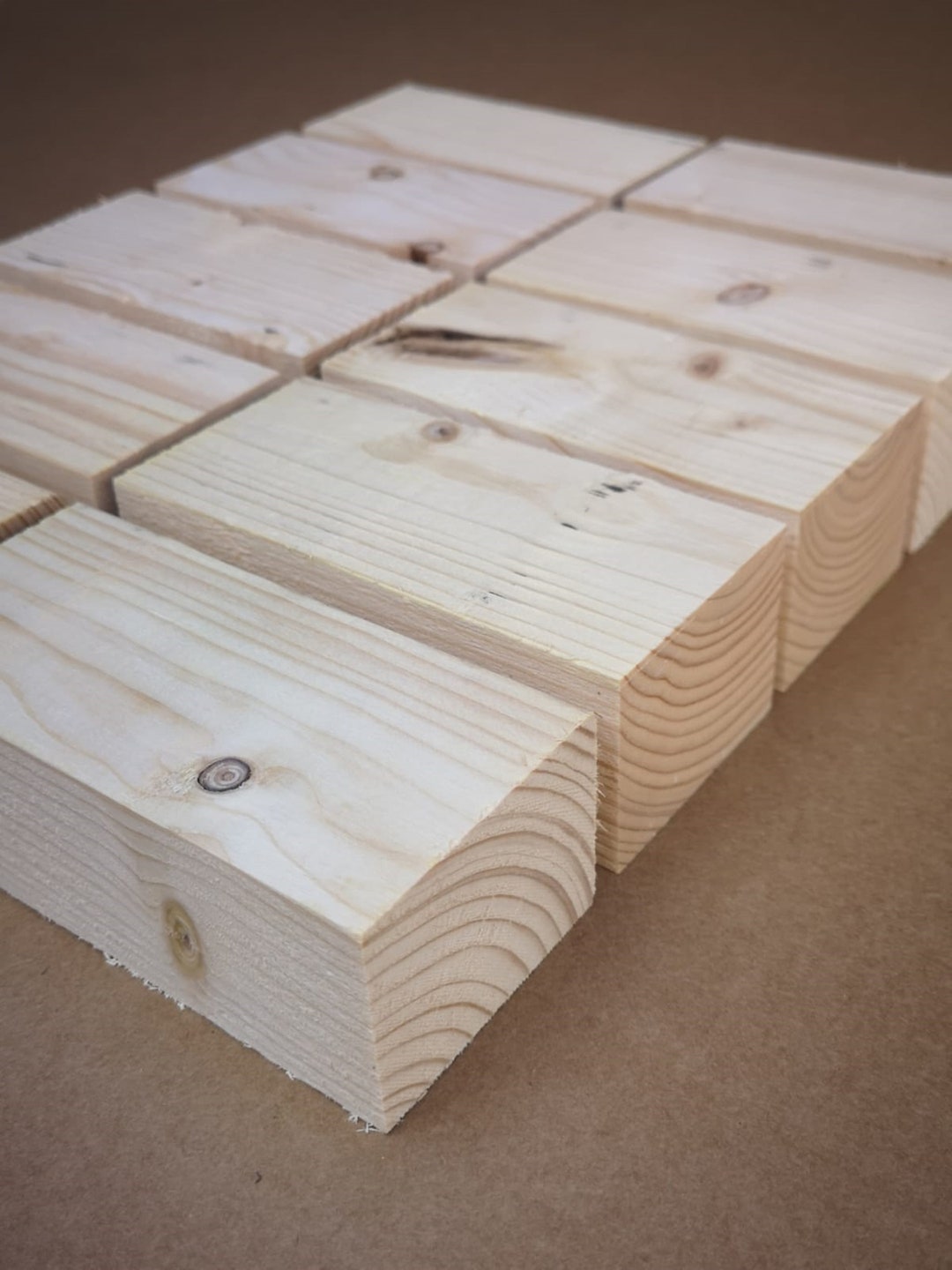 Unfinished Wooden PINE Blocks 10pcs Rectangular Shape for DIY Crafts ...