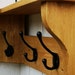 Solid Wood Hat&coat CORNER Rack With Shelf Rustic Look Cast - Etsy