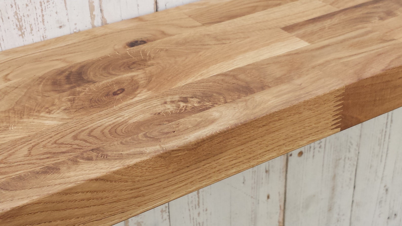 Solid OAK Wooden Floating Mantel Shelf Rustic With Concealed - Etsy