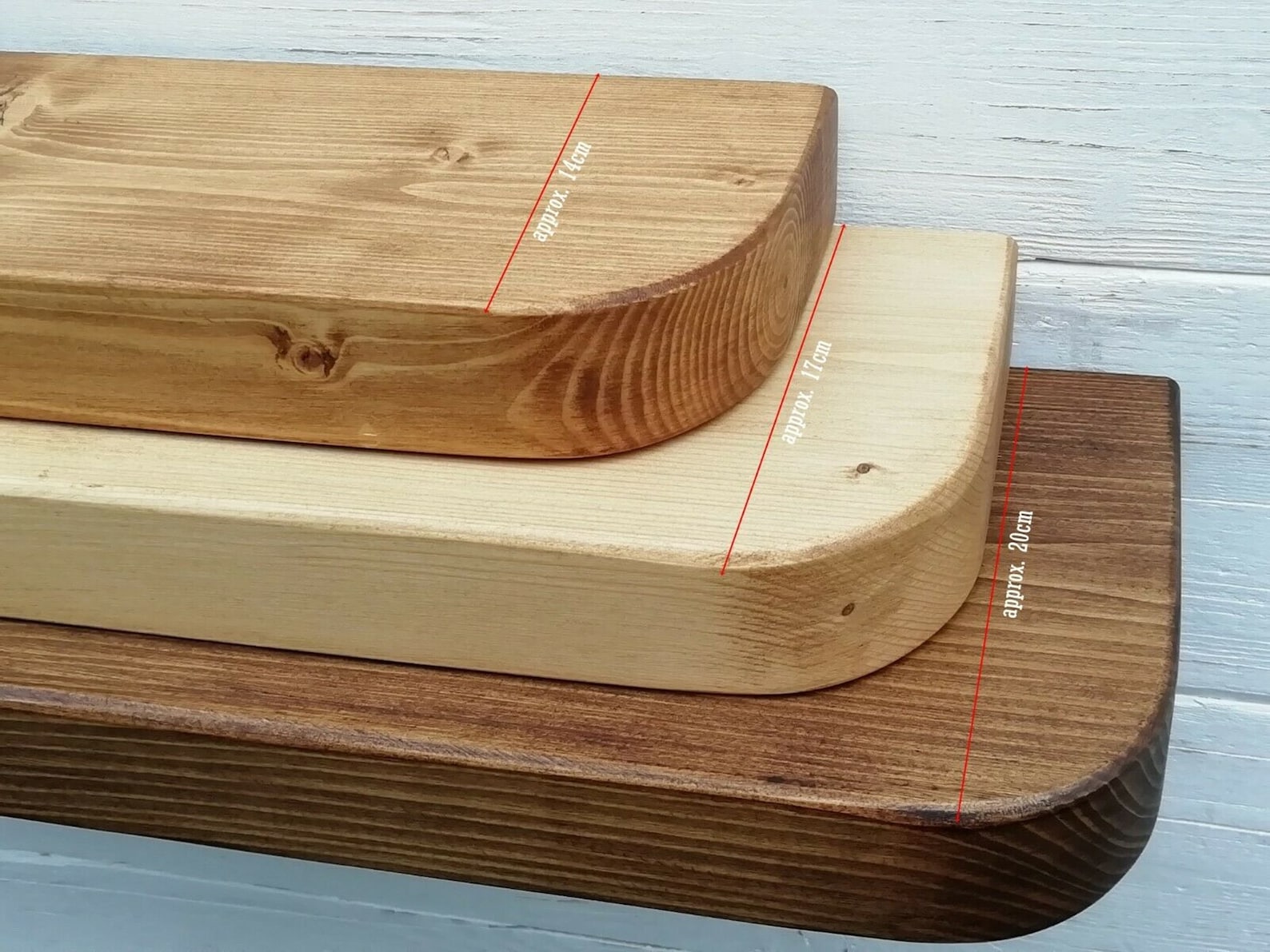 14cm/17cm/20cm Depth Rustic Chunky Radiator Mantel Shelf - Etsy