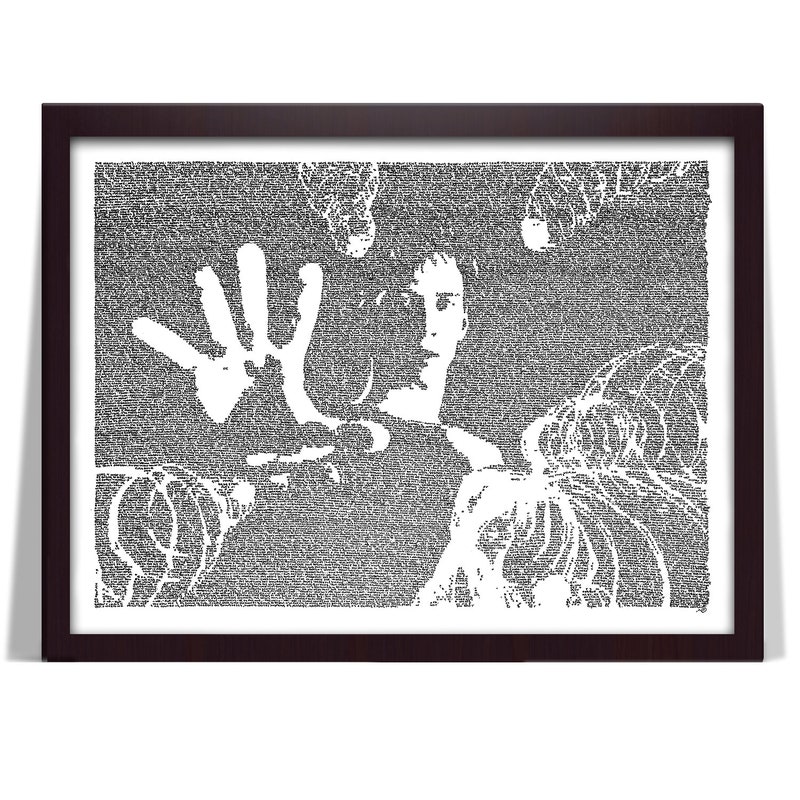 Movie Script Art Poster - Etsy