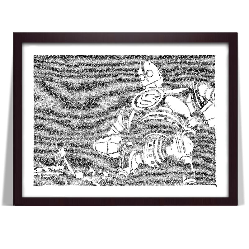 Iron Giant Wall - Etsy UK