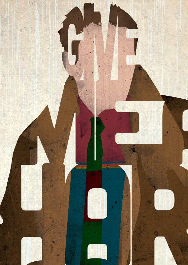 Blade Runner Movie Poster Sci-fi Typography Quote Film Art - Etsy