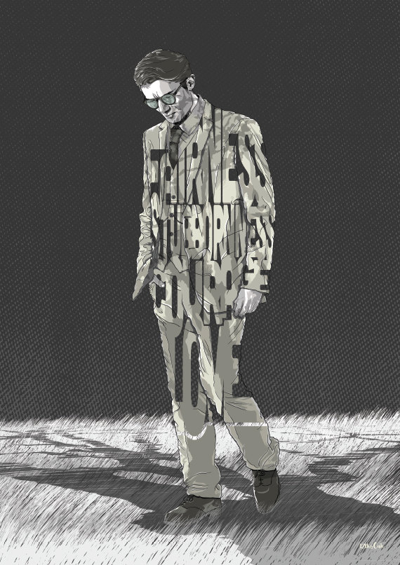 Atticus Finch Movie Poster - Black and White Typography Quote Book Art ...